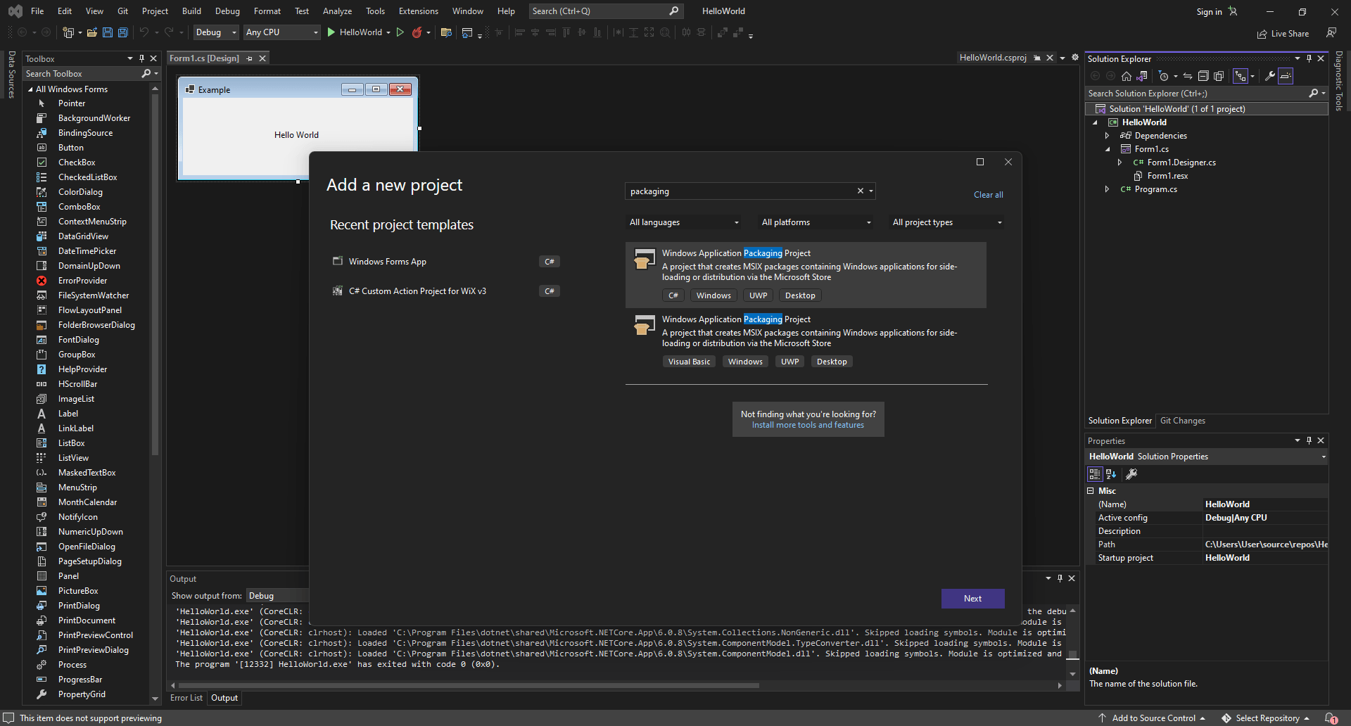 How To Create An MSIX Package For WinForms Application How To Create An MSIX Package For WinForms Application