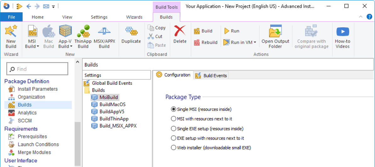 How to create an MSI installer with WiX